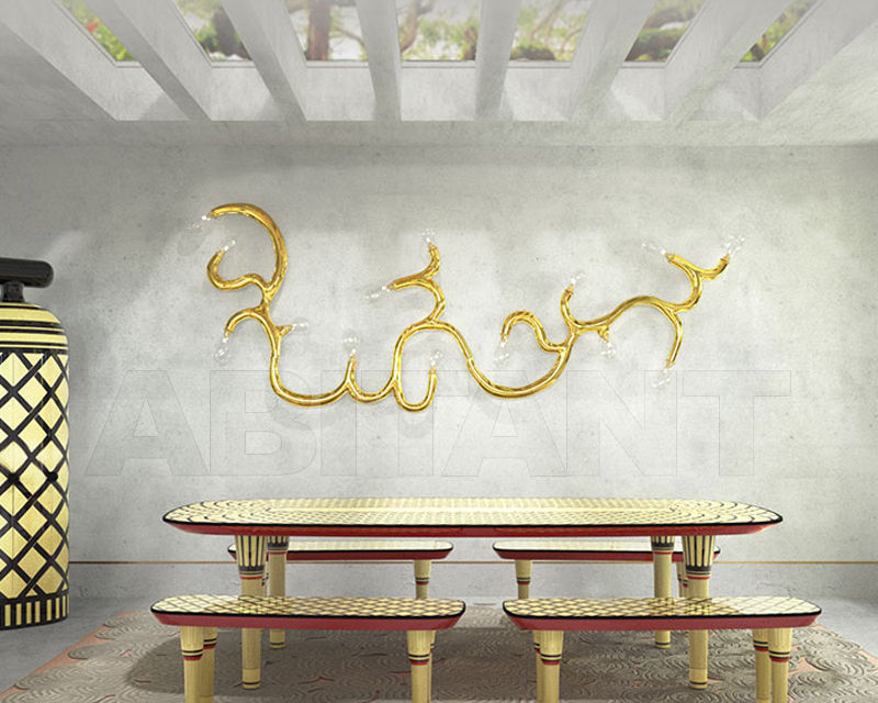 Wall light gold Scarlet Splendour Designs The Infinity Bulb Wall Light ...